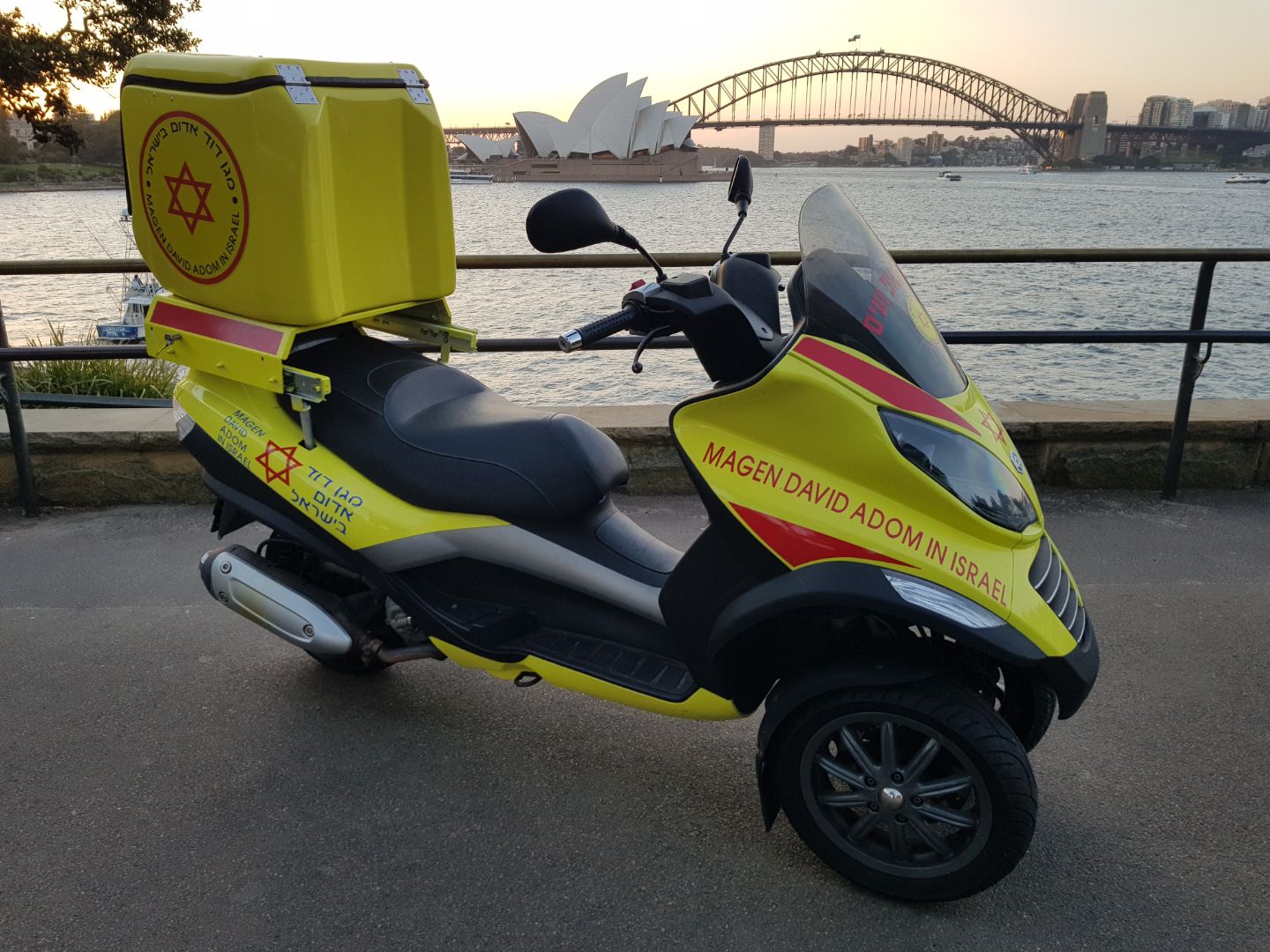 Our Very Own Medicycle - Magen David Adom